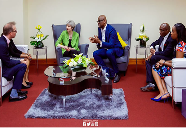 Photos: UK Prime Minister, Theresa May, worships at RCCG Jesus House London
