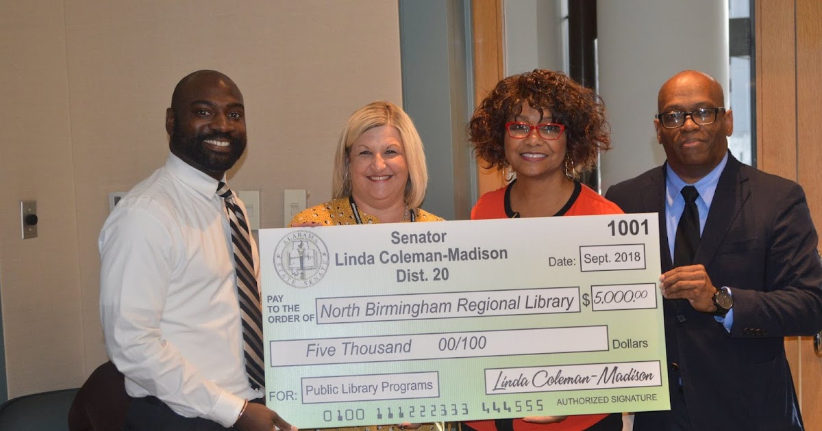 State Senator Linda Coleman-Madison Presents $13,000 in Donations to ...