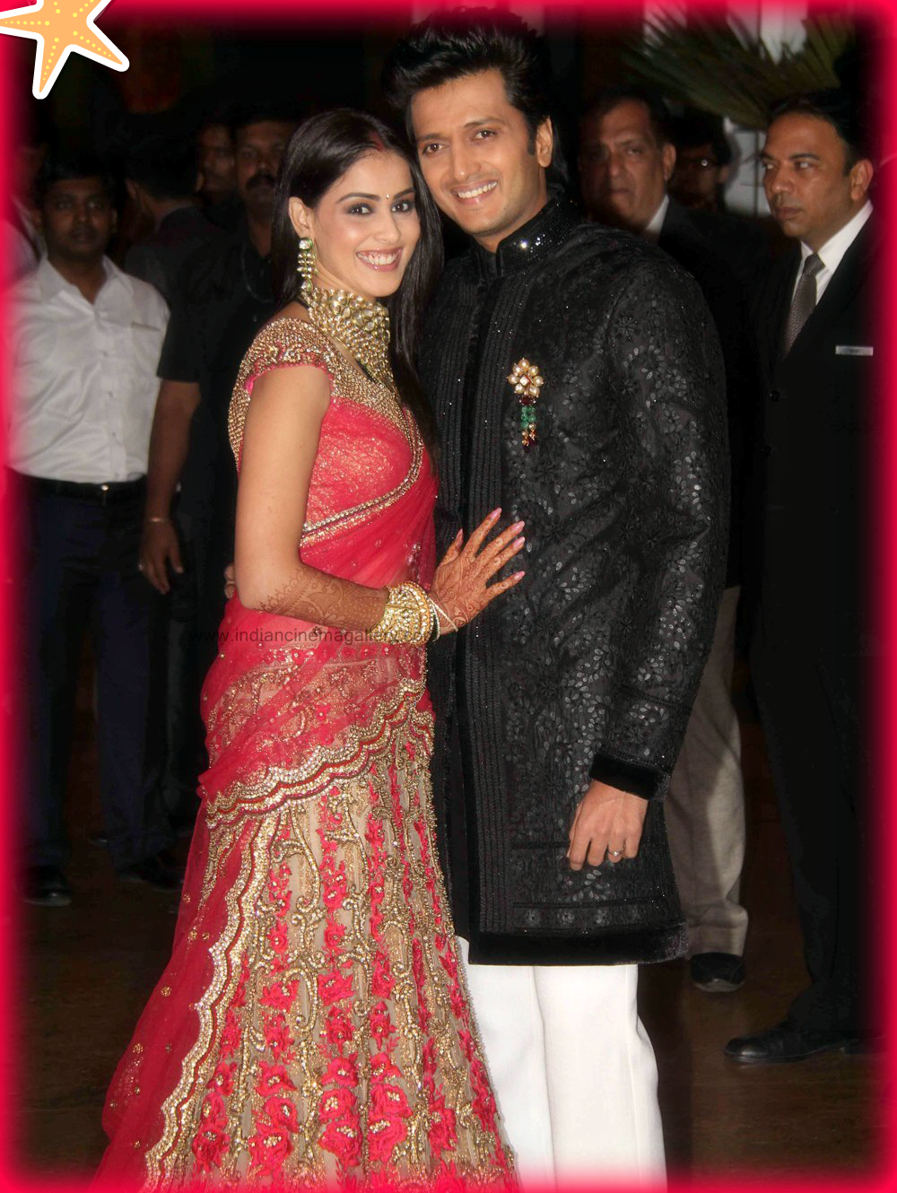 Celebrity News: Riteish Deshmukh and Genelia D’Souza Wedding Reception ...