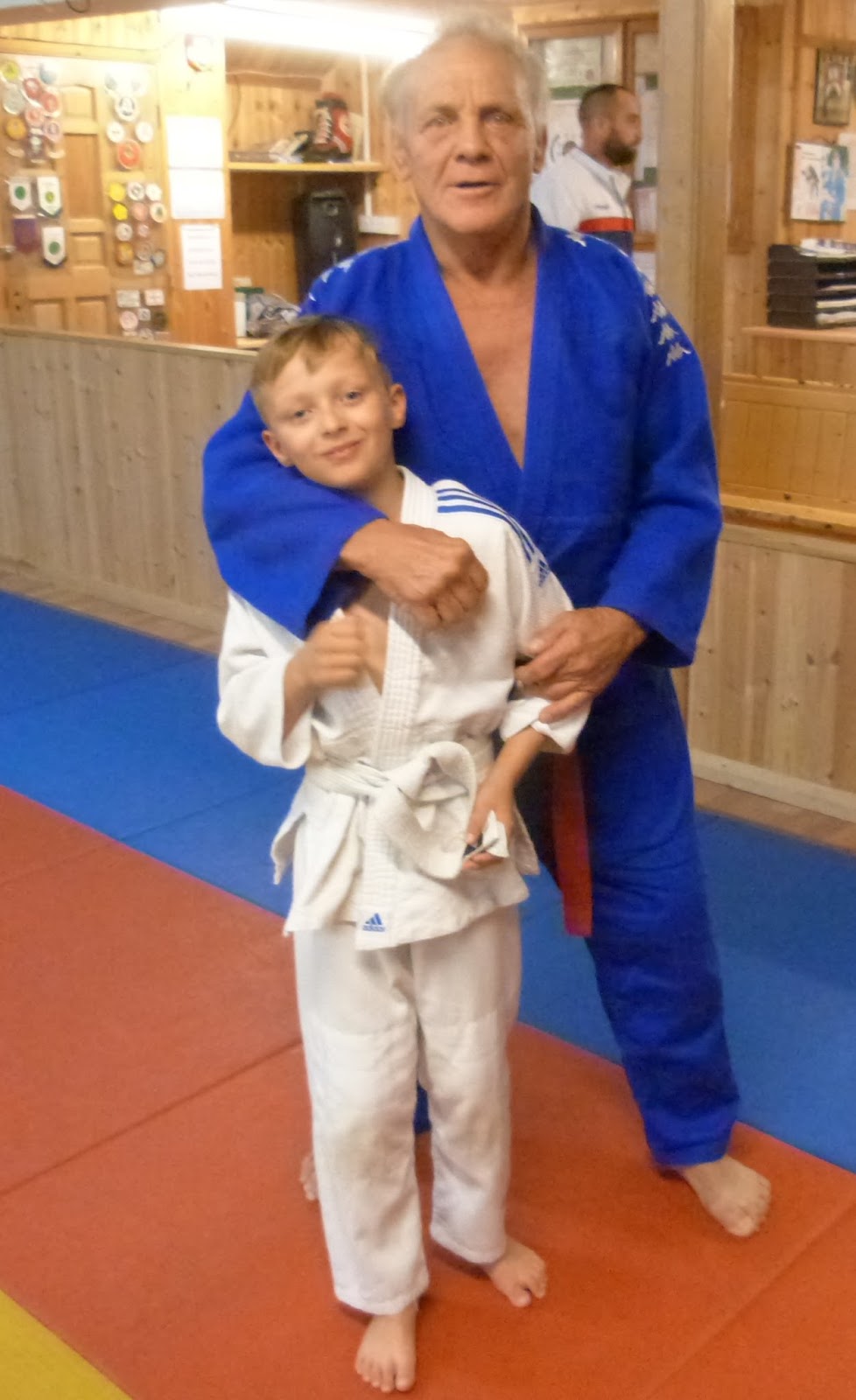 KentCombat: Brian Jacks at Young Judo club