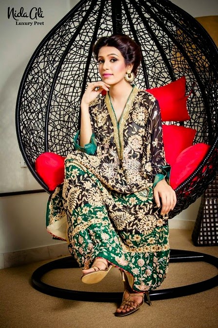 Nida Ali Luxury Pret Collection 2014 | Ganga Jamni Luxury/Pret Wear ...