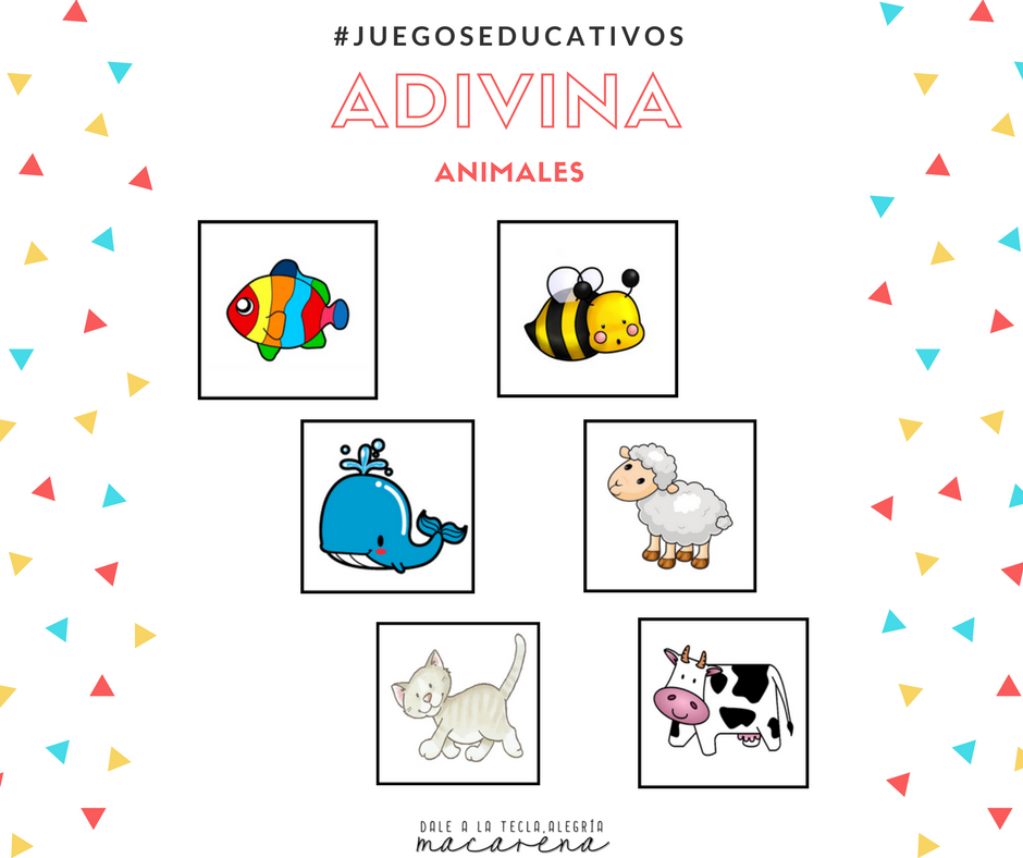 Dale a la tecla alegría, Macarena: ADIVINA [ANIMALES]