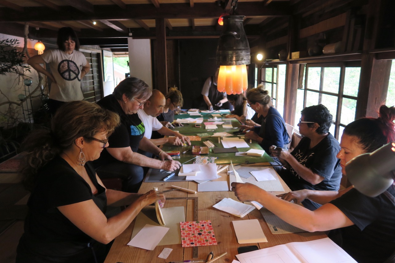 Japanese Textile Workshops 日本のテキスタイル ワークショップ: Japanese Book Binding at ...