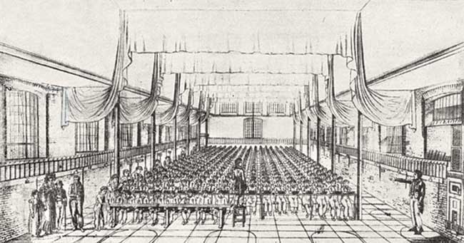 escuelas lancasterianas: compañía lancasteriana en Mexico
