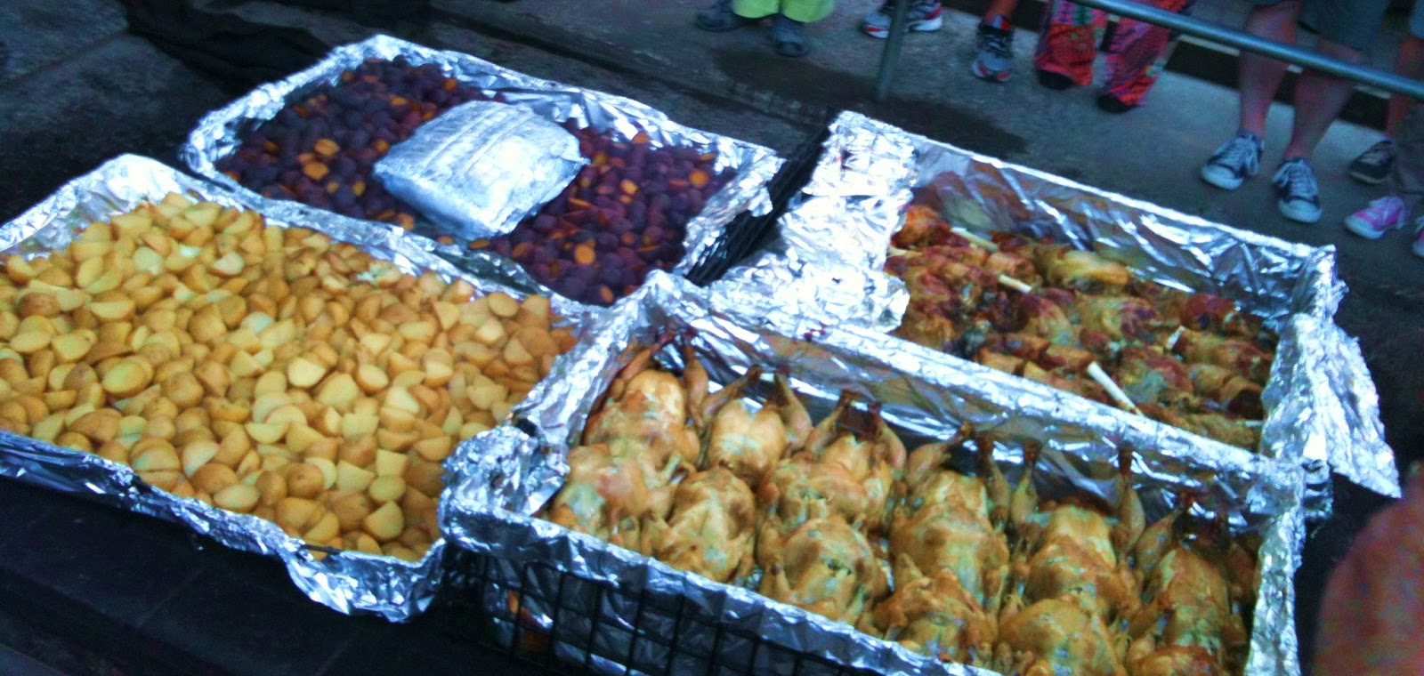 NZO New Zealand March 2104: Hangi Meal at Mitai