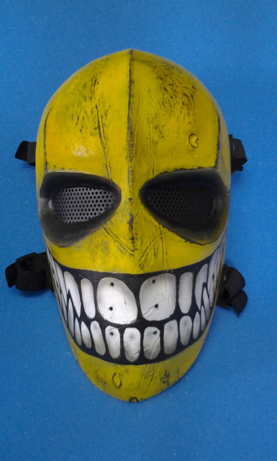 Fiber and Resin: Yellow Smiling Mask