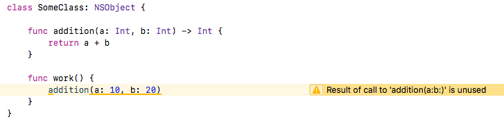 Result of call to ... is unused | Swift - Seorenn SIGSEGV Result of call to ... is unused | Swift - Seorenn SIGSEGV