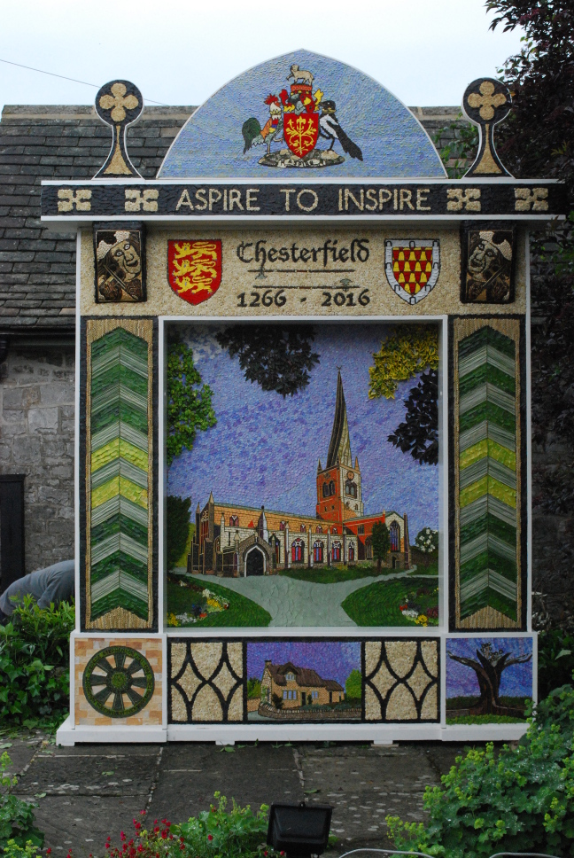 Chesterfield750: Well Dressing at Tideswell