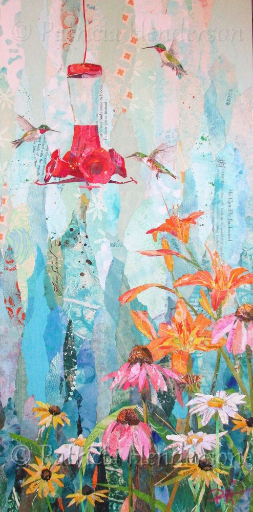 Splashing Through Life: Summery Collage Finally Finished!