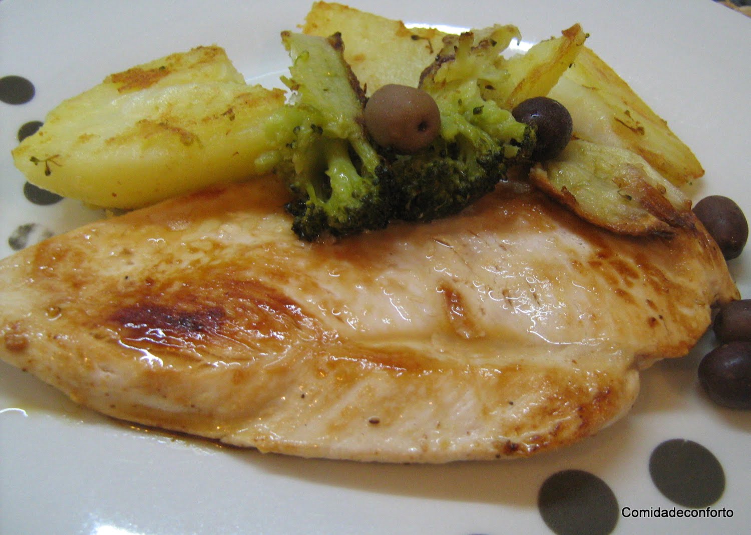 : Bifes de Frango com Batatas Salteadas