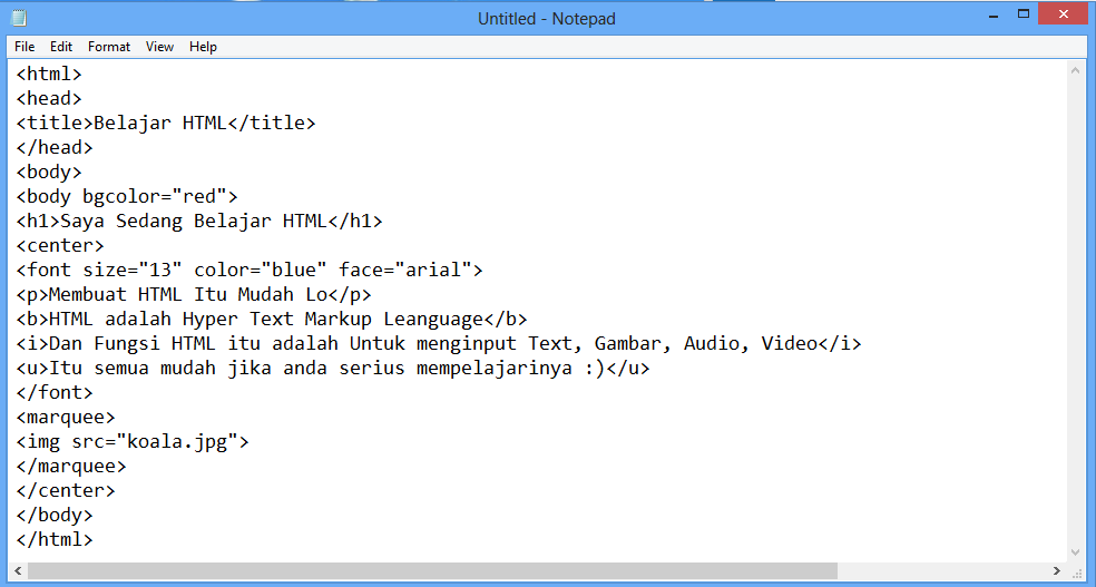 Penjelasan HTML dan Pengertian HTML | Blog Afri712