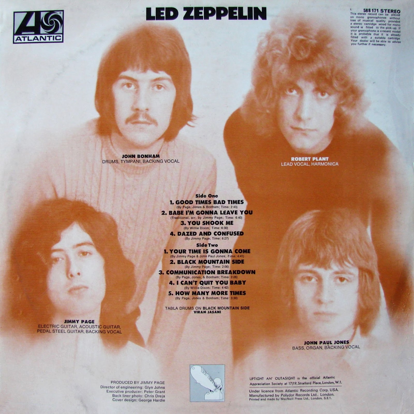 1969 Led Zeppelin - Led Zeppelin - Rockronología