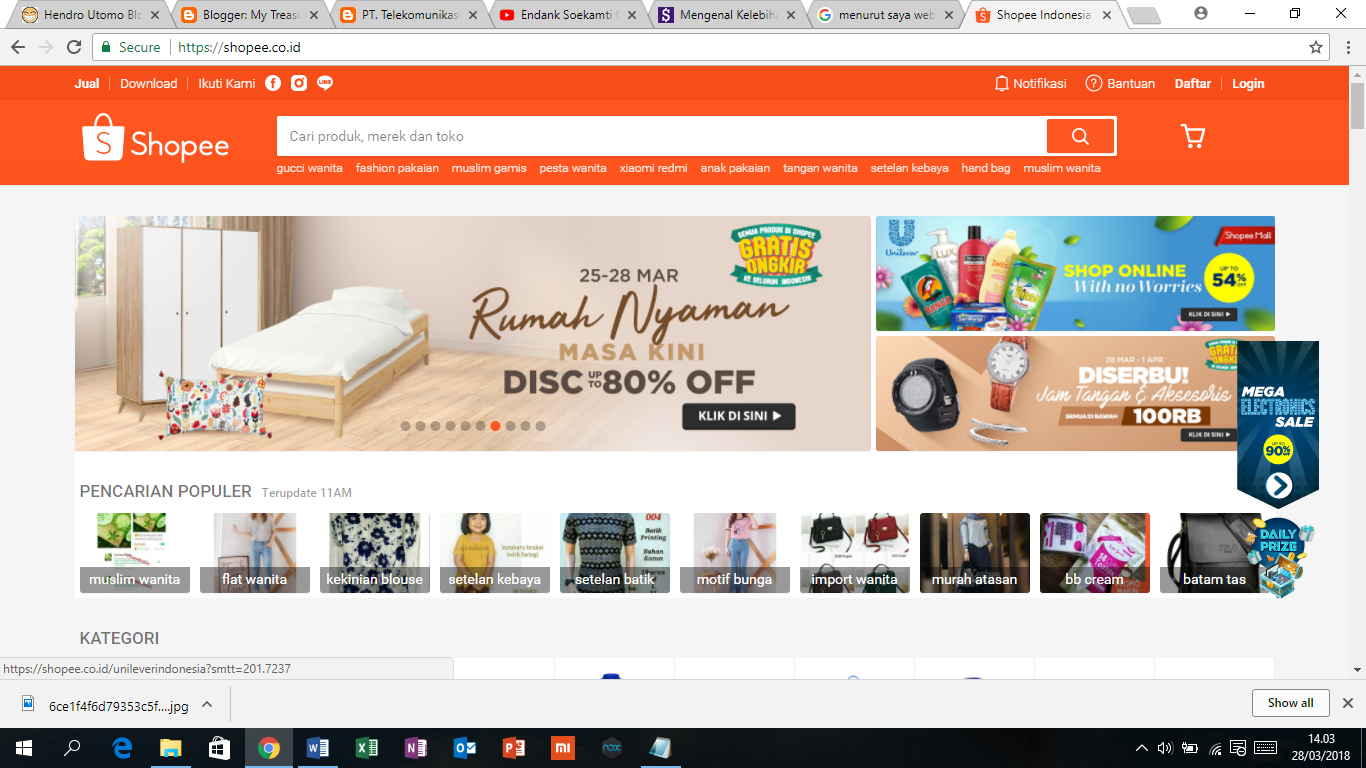 Review Website Shopee - My Treasure Land