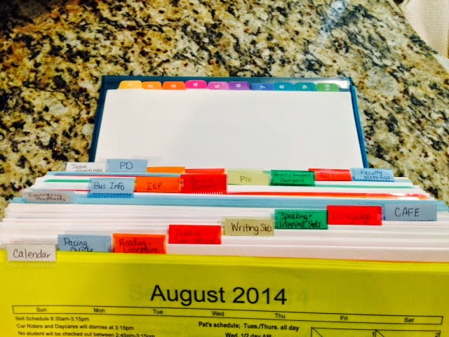 Organizing my Teacher Binder - For the Love of Teaching