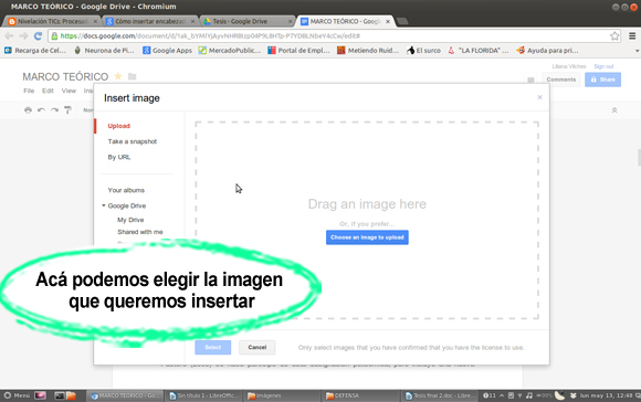 Nivelación TICs: Cómo insertar elementos