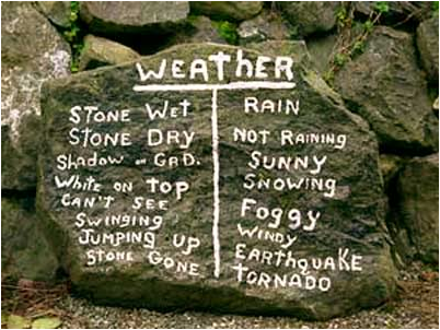 The Right Way: The Local Weather Rock