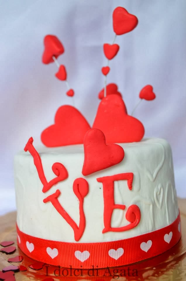 Torta Love (cuori) da su Akkiapparicette