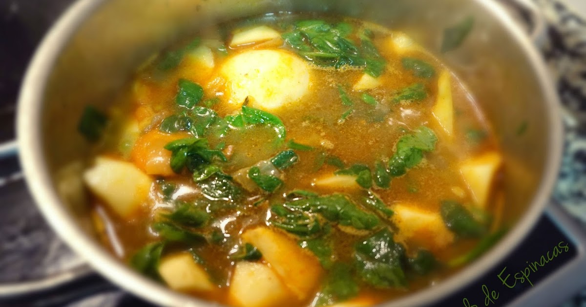 Cocido de espinacas: