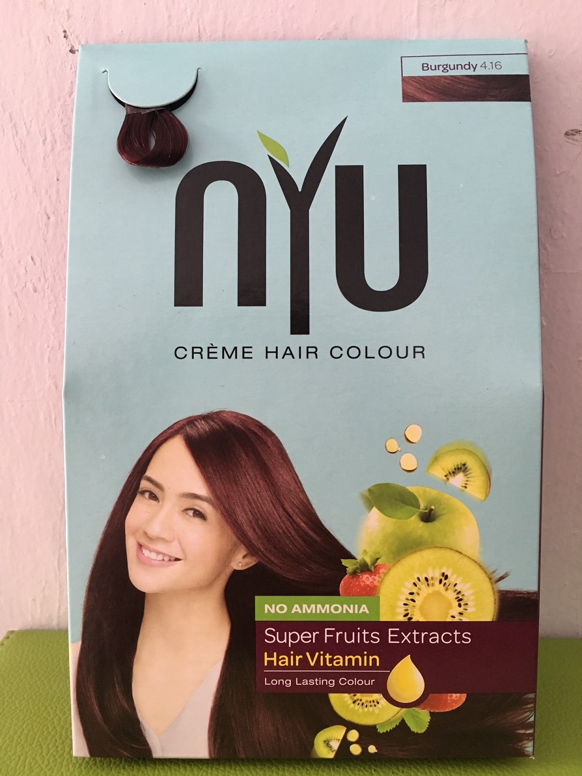 Review Nyu Creme Hair Colour - Burgundy 4.16: Review Nyu Creme Hair ...