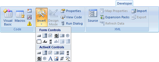Komunitas Belajar Excel: BelajarVBA 101 - Controls Dalam Worksheet