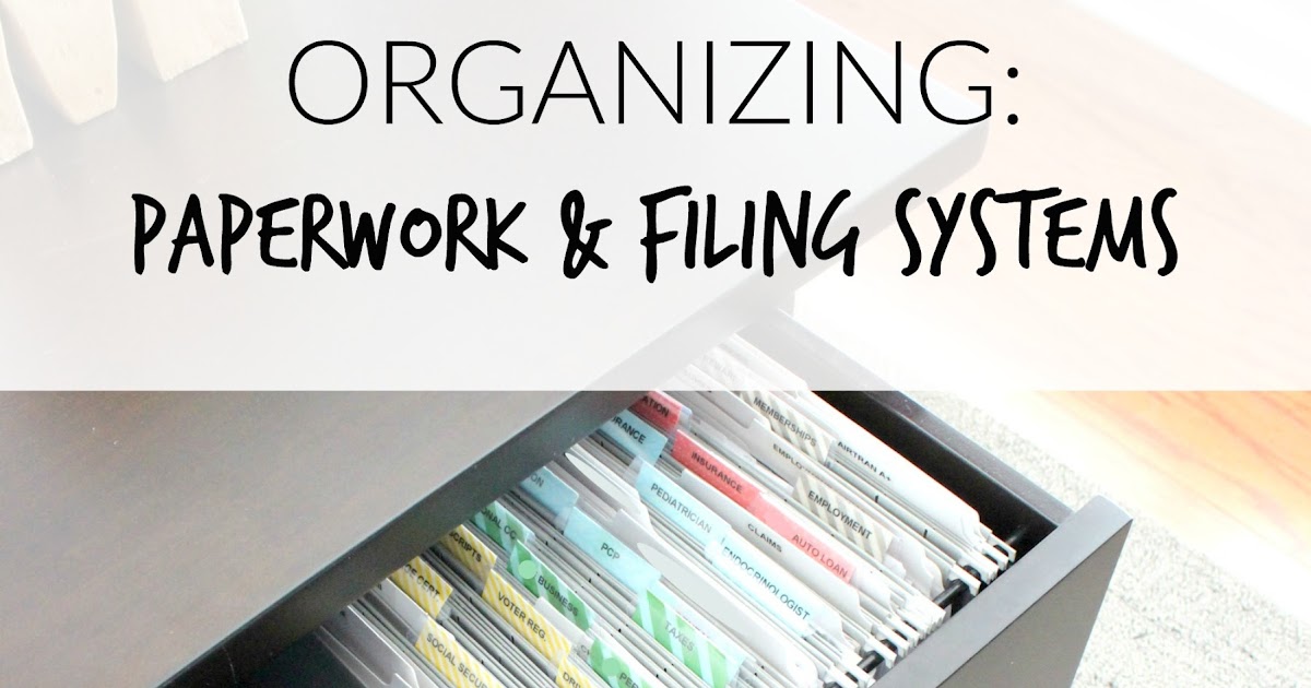 Duo Ventures: Organizing: Paperwork & Filing Systems