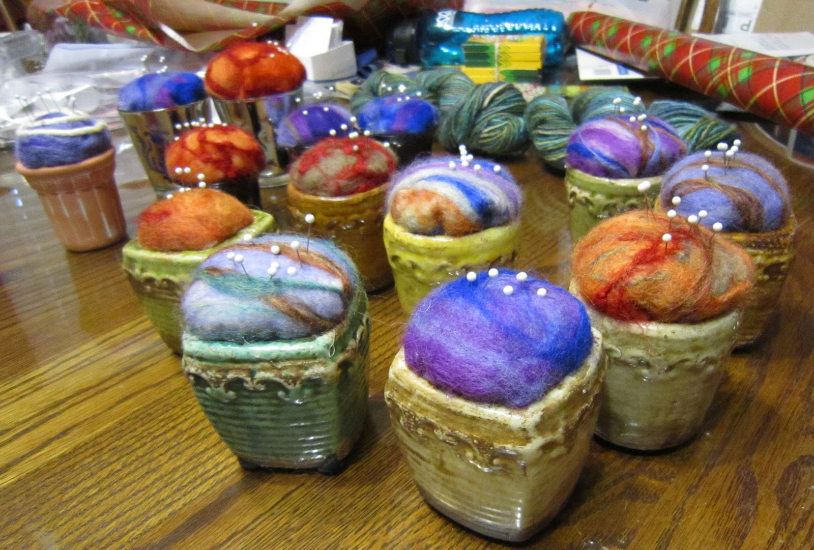 Shadywood Quilts: Needle Felted Pin Cushions