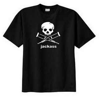jackass Tshirts Skull and Crutches classic T Shirts: Jackass 3d T ...