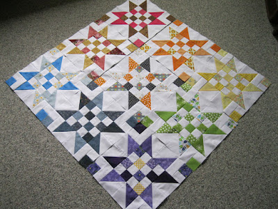 Little Penguin Quilts: Scrap Jar Stars for May