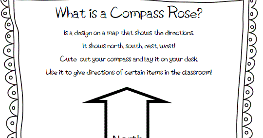 Classroom Freebies: A Compass Rose Freebie!