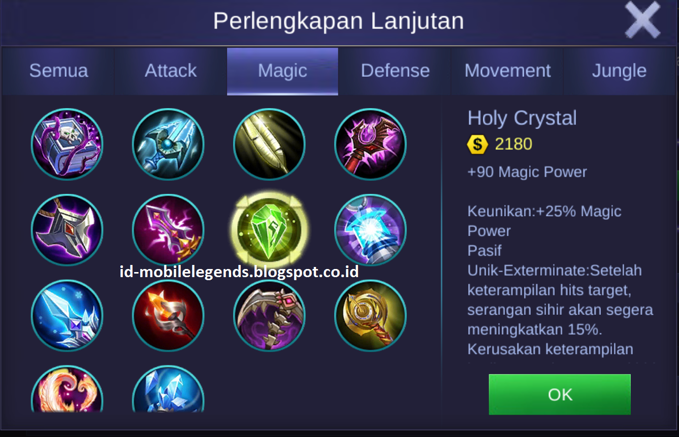 Item Build Karina Mobile Legends - Mobile Legend Trik