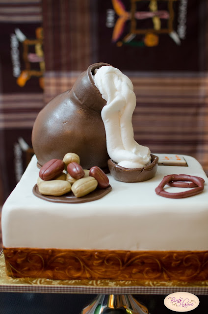 Bim's Flavors.....: Calabash and Kolanut Traditional Wedding Cake