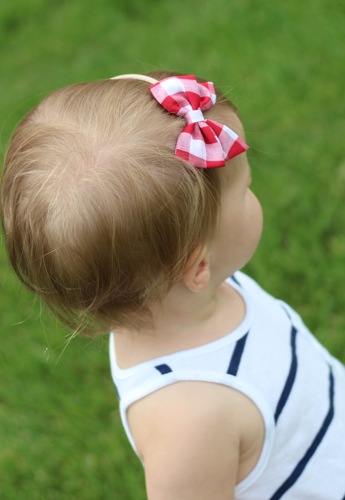 nightchayde: Red Gingham Bow ft La Belle Baby