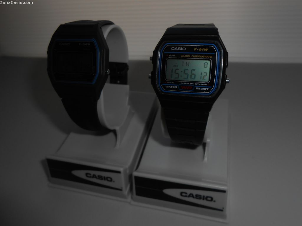 Zona Casio: Comparativa: Casio F-91W VS Casio F-84W