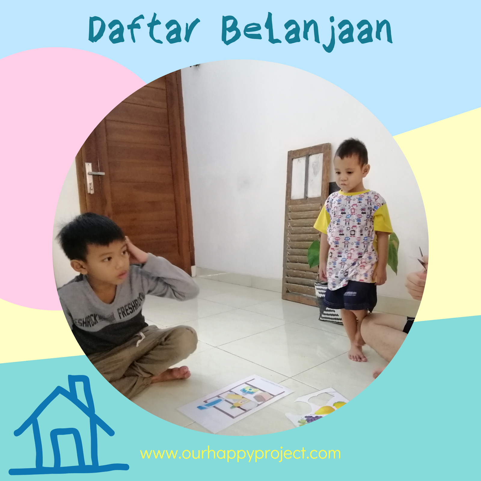 Free Printable Permainan Daftar Belanjaan — Our Happy Project