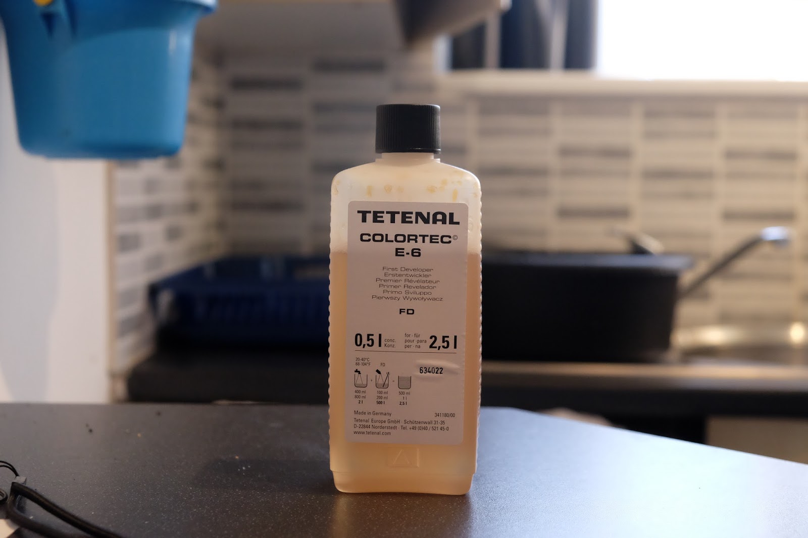 Developing E6 film at home - Tetenal Colortec E6 3-bath Kit