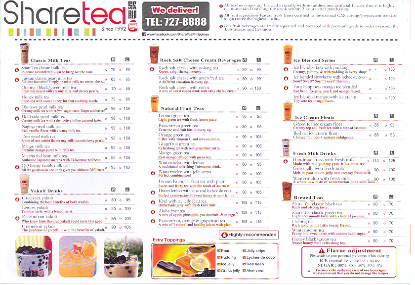 ShareTea Philippines ( Pinoy Muffin Top - The Pleasure of Eating )