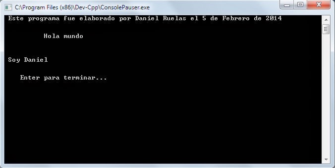 Introducción a la Programación: Programas en Dev C++