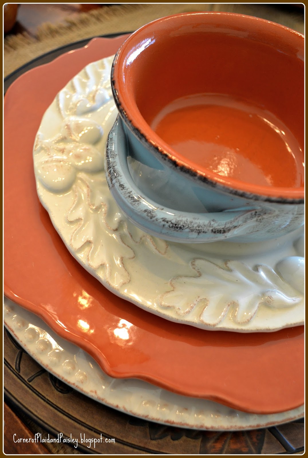 A Thanksgiving Cornucopia - Corner of Plaid and Paisley