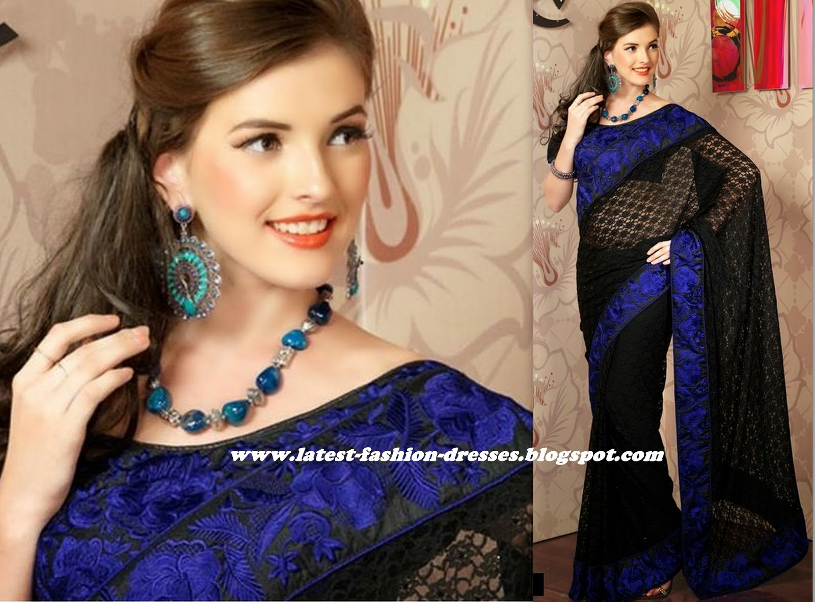 LATEST SOUTH INDIAN DESIGNER SAREE AND BLOUSE NECK DESIGNS COLLECTIONS ...