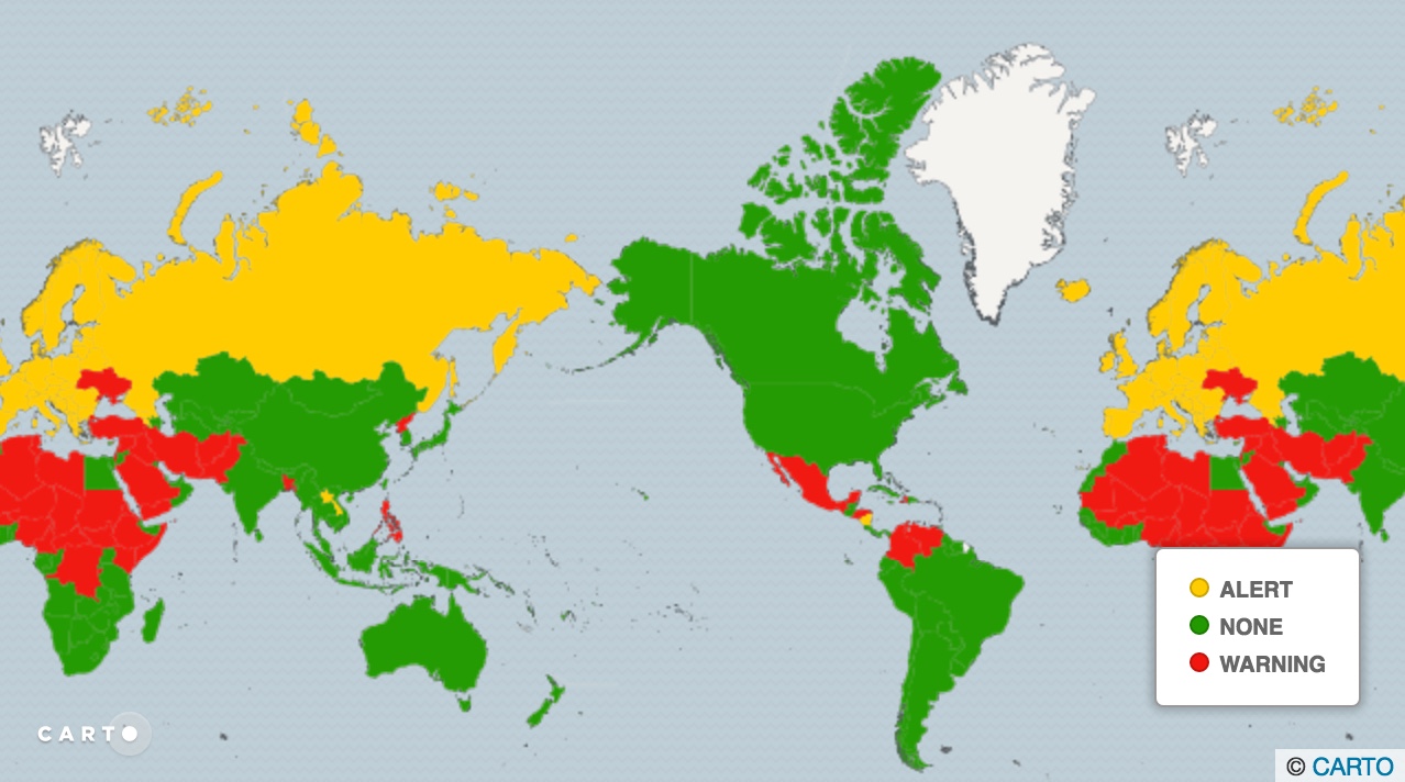US Government Lists Countries It Thinks Are Safe To Travel