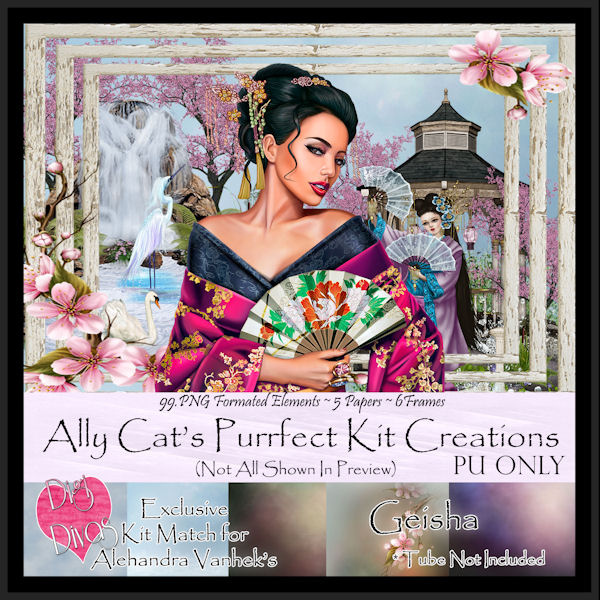 Marie's Designs: PTU Tutorial: Geisha Beauty