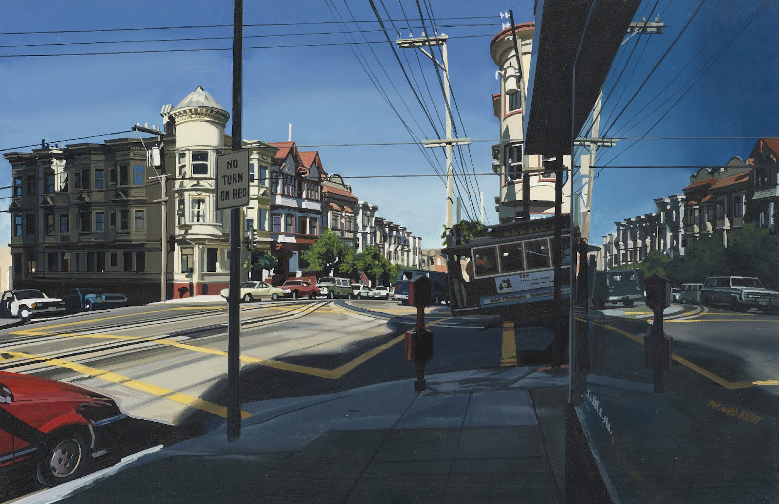 Art by Richard Estes | modern design by moderndesign.org