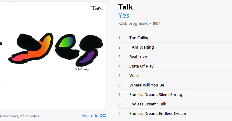 PlusMusiciTunes: Yes - Talk (1994) iTunesPlus