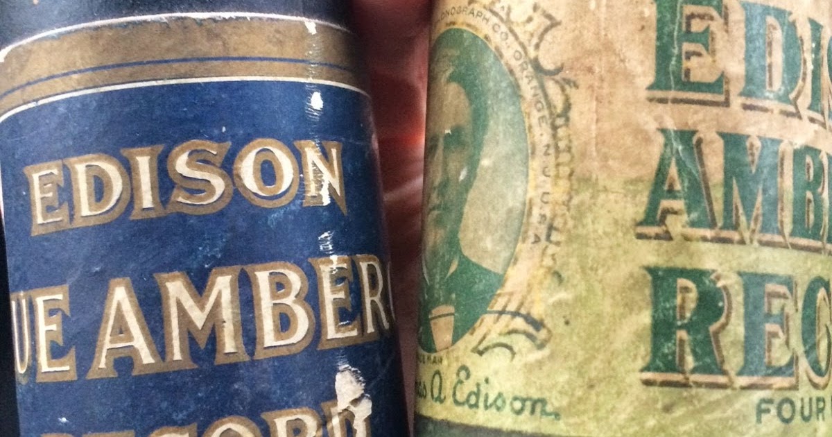 Maritime Vinyl: Edison Blue Amberol Records - Cylinders
