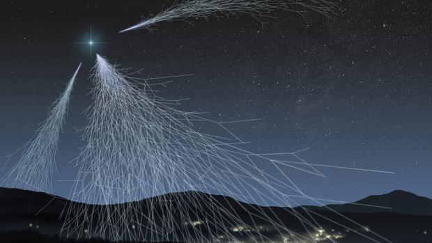 LOGRAN USAR RAYOS CÓSMICOS COMO ACELERADORES DE PARTÍCULAS