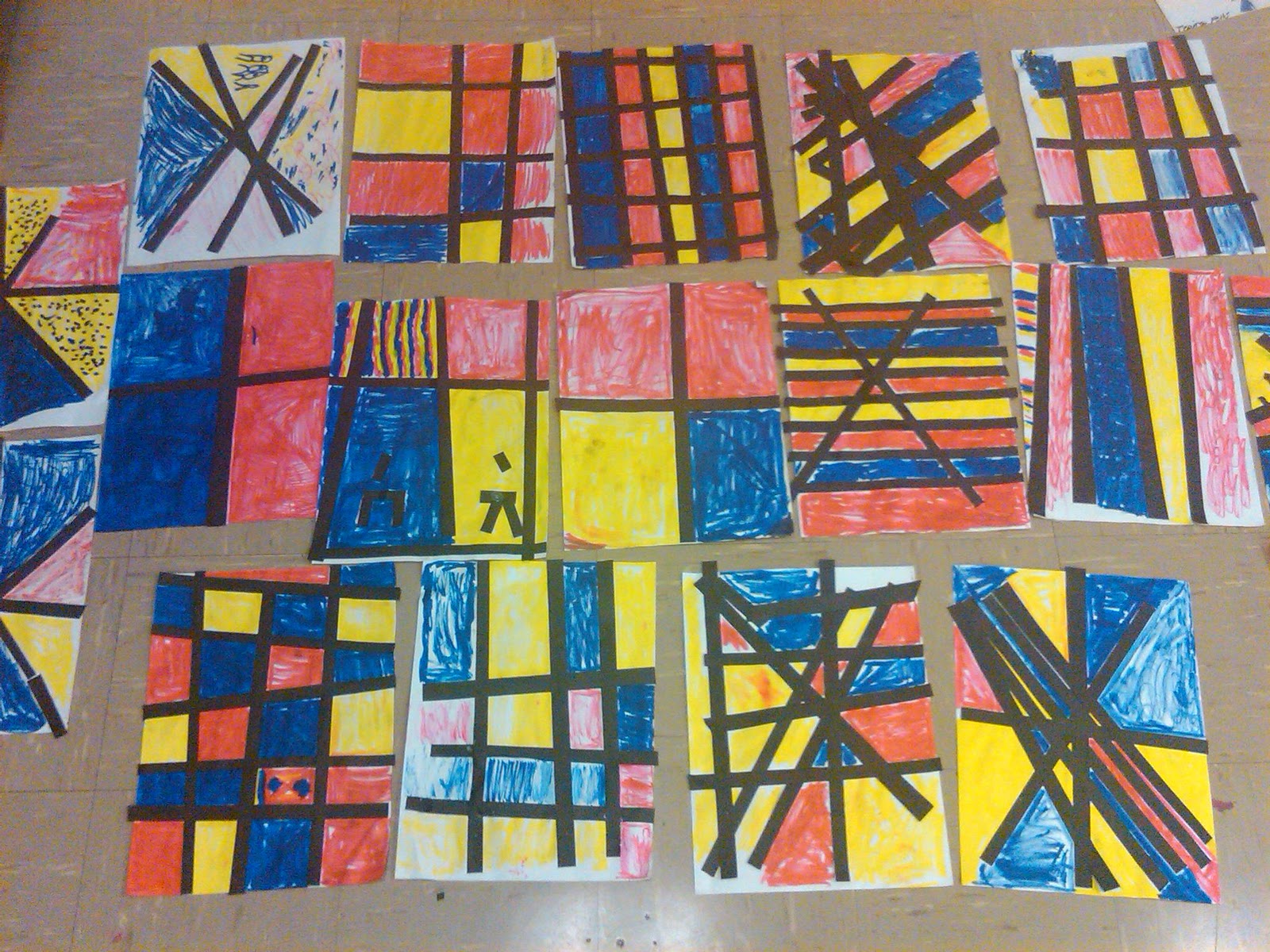 Elements of a Young Artist: Piet Mondrian Primary Colors