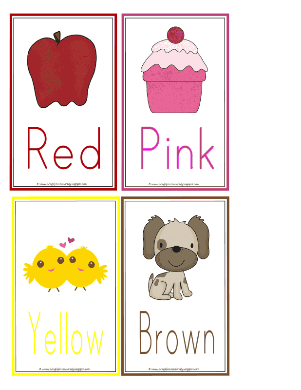 SGBlogosfera. María José Argüeso: COLOR WALL CARDS - COLOR FLASH CARDS