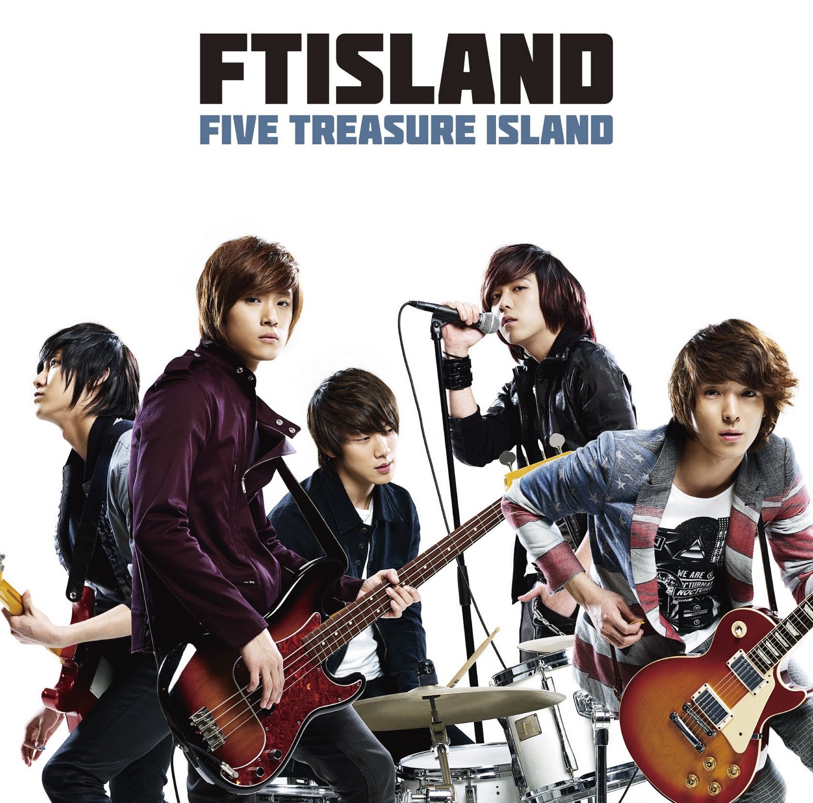 Cover World Mania: FT Island-Five Treasure Island Official Album Covers!
