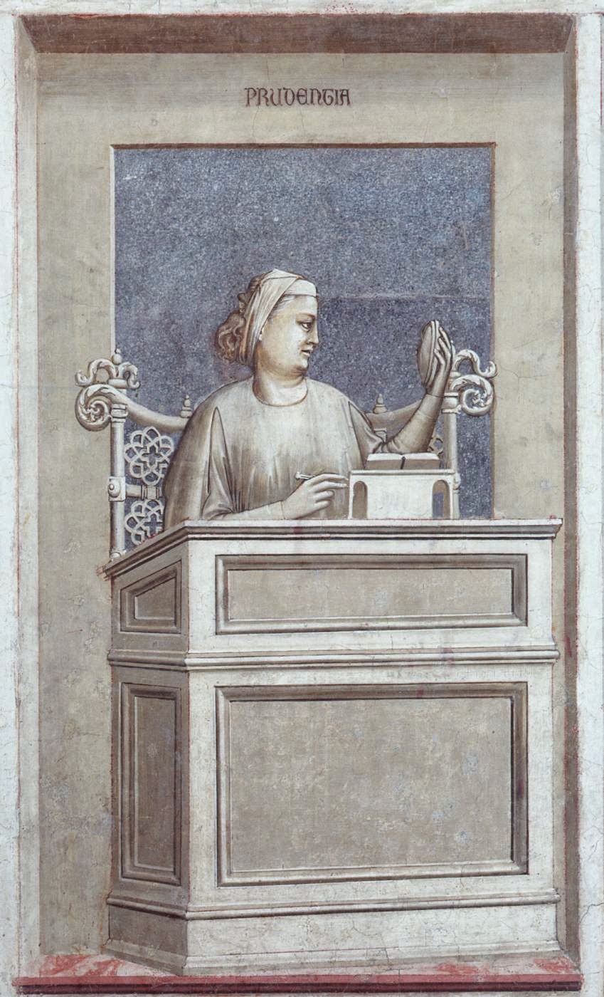 ~The Three Prayers: Giotto: The Virtues and Vices ~ Prudence