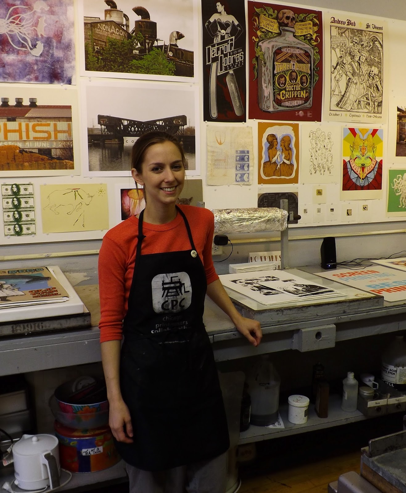 Chicago Printmakers Collaborative: New Intern: Kate Lilly